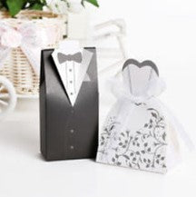 Bride and Groom Favor Boxes- 6 Pack – K and N Designs