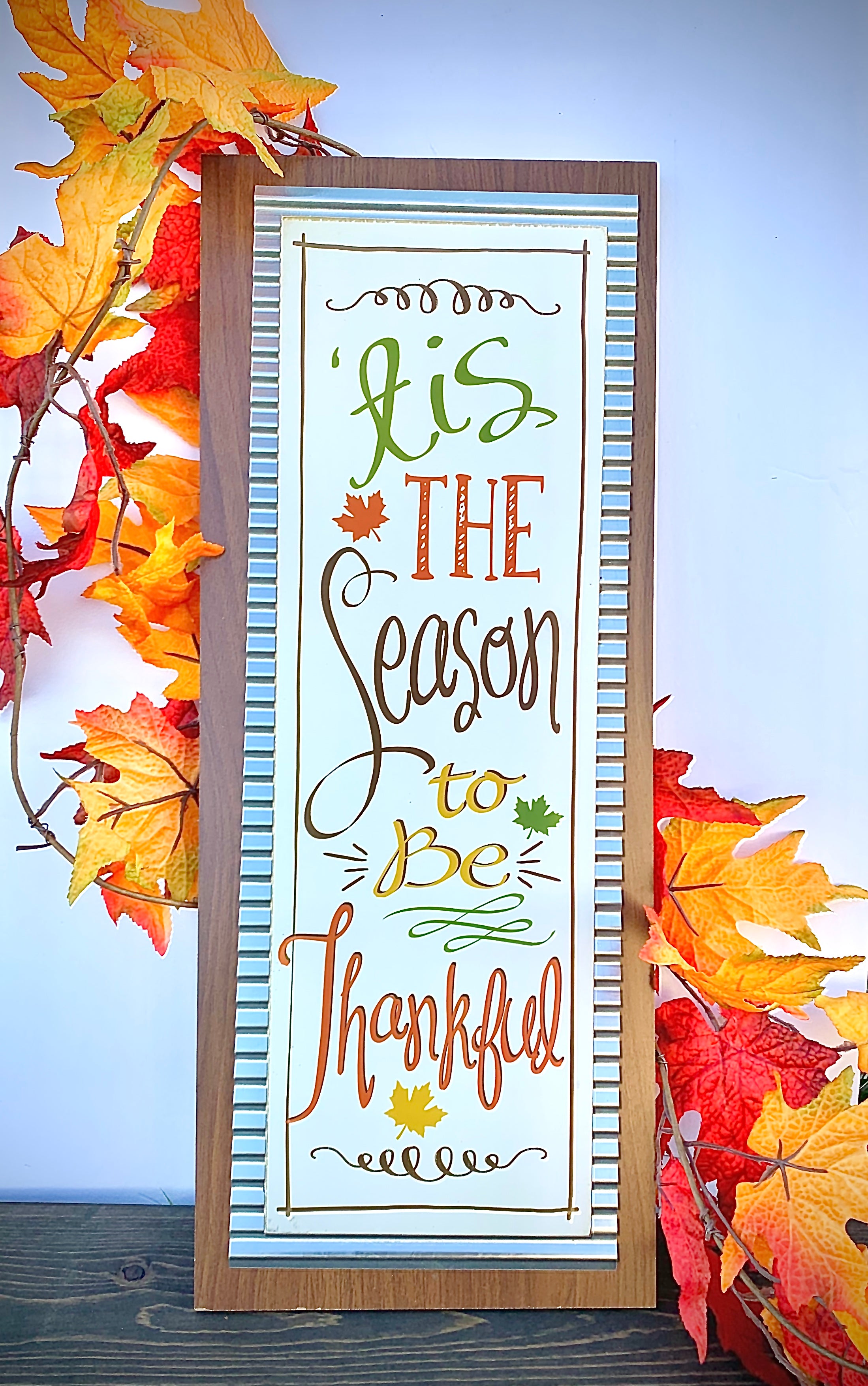 Extra Large Farmhouse style Fall Sign – K and N Designs