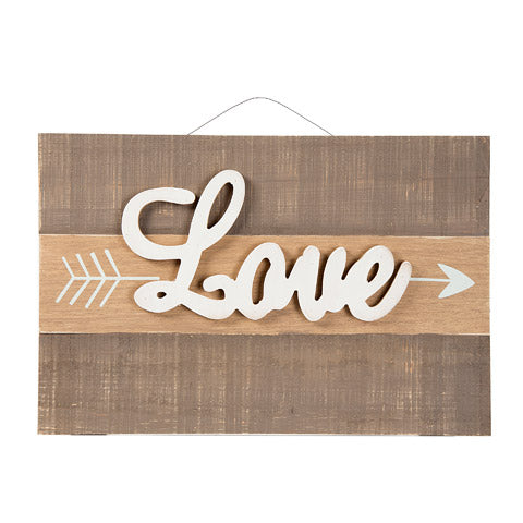 Rustic Love Arrow Wooden Sign – K and N Designs